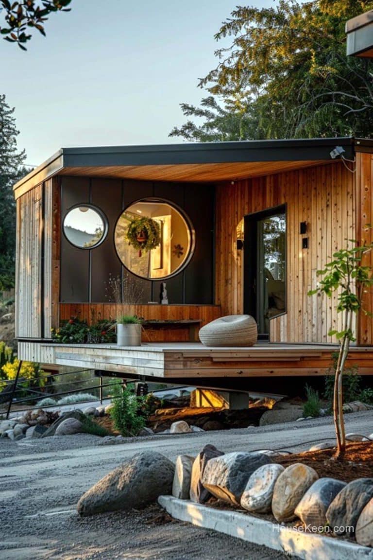 65 Tiny Houses With Round Windows (Picture Gallery)