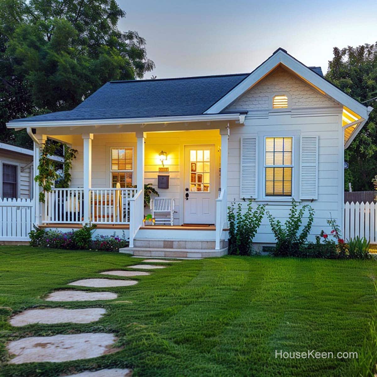 10 Cute Cottage Concepts With Picket Fences (Pictures)