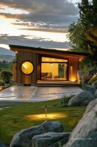 65 Tiny Houses With Round Windows (Picture Gallery)
