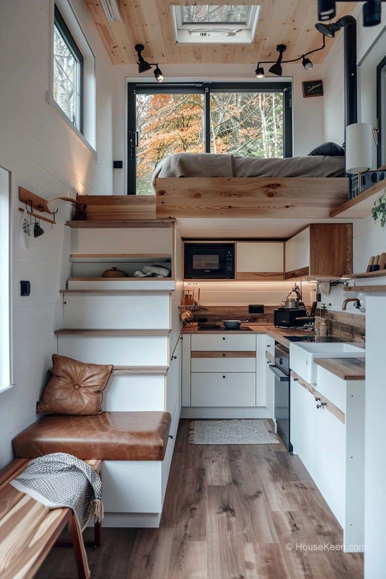 21 Tiny Houses With Staircases That Just Work (Pictures)