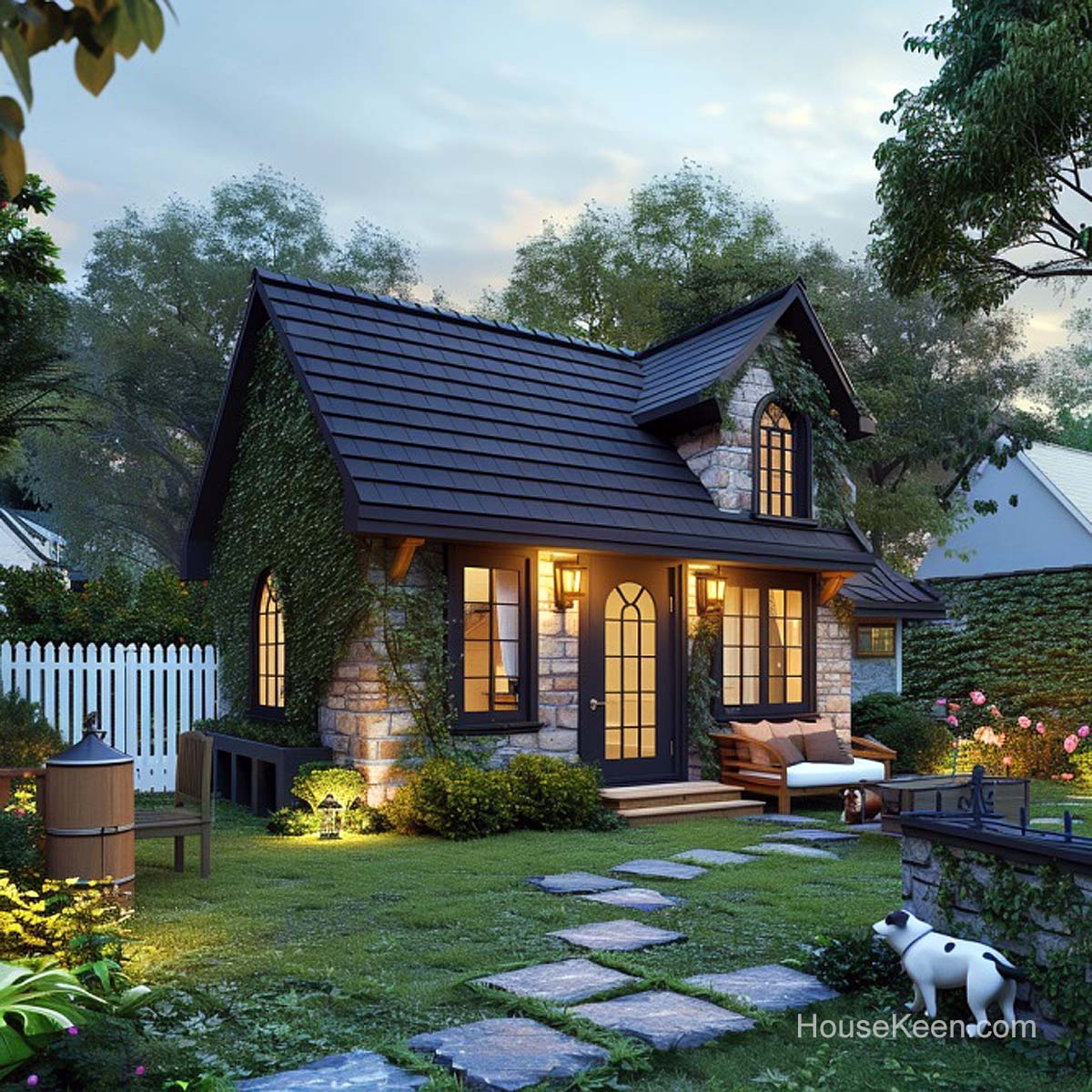 43 Cute Small Cottages With Picket Fences (Pictures)