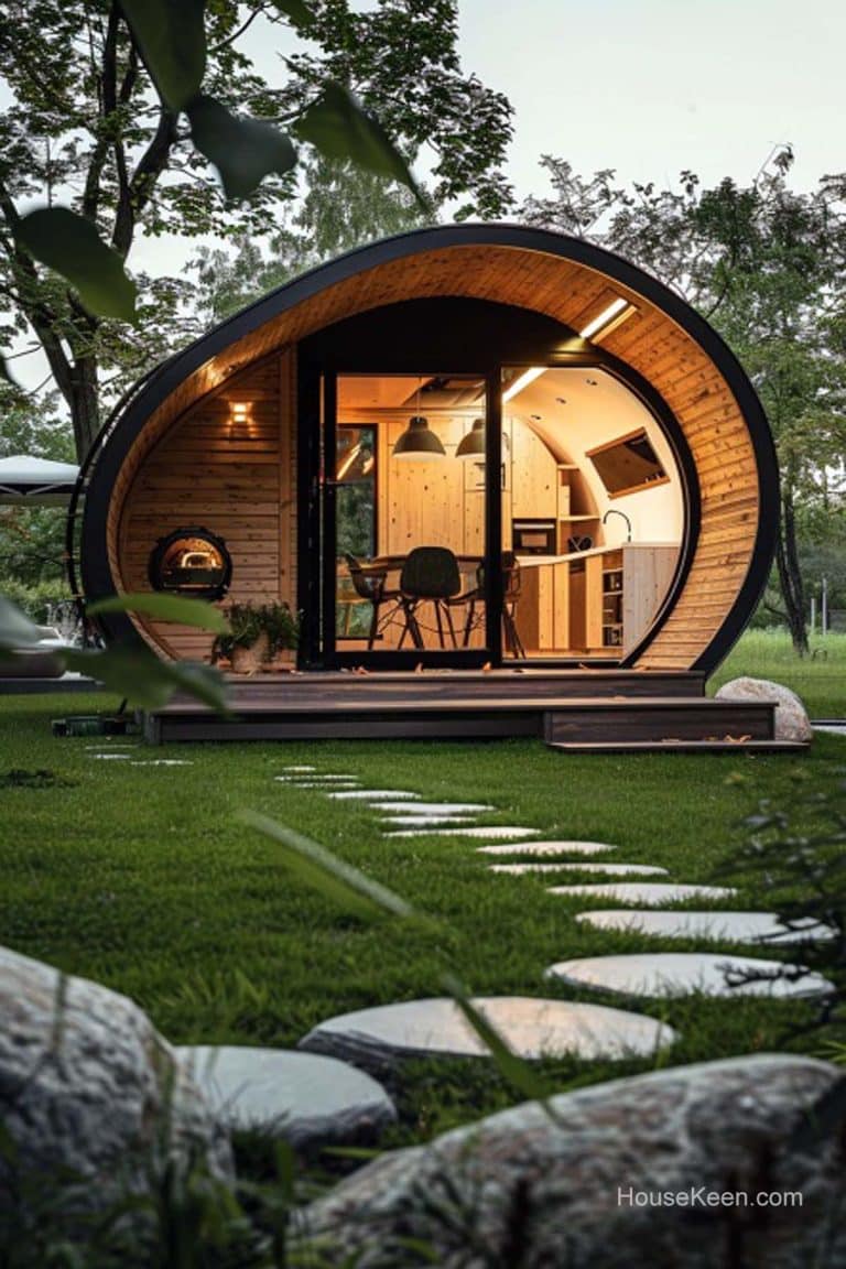 43 Small Houses With Organic Shapes (Pictures)
