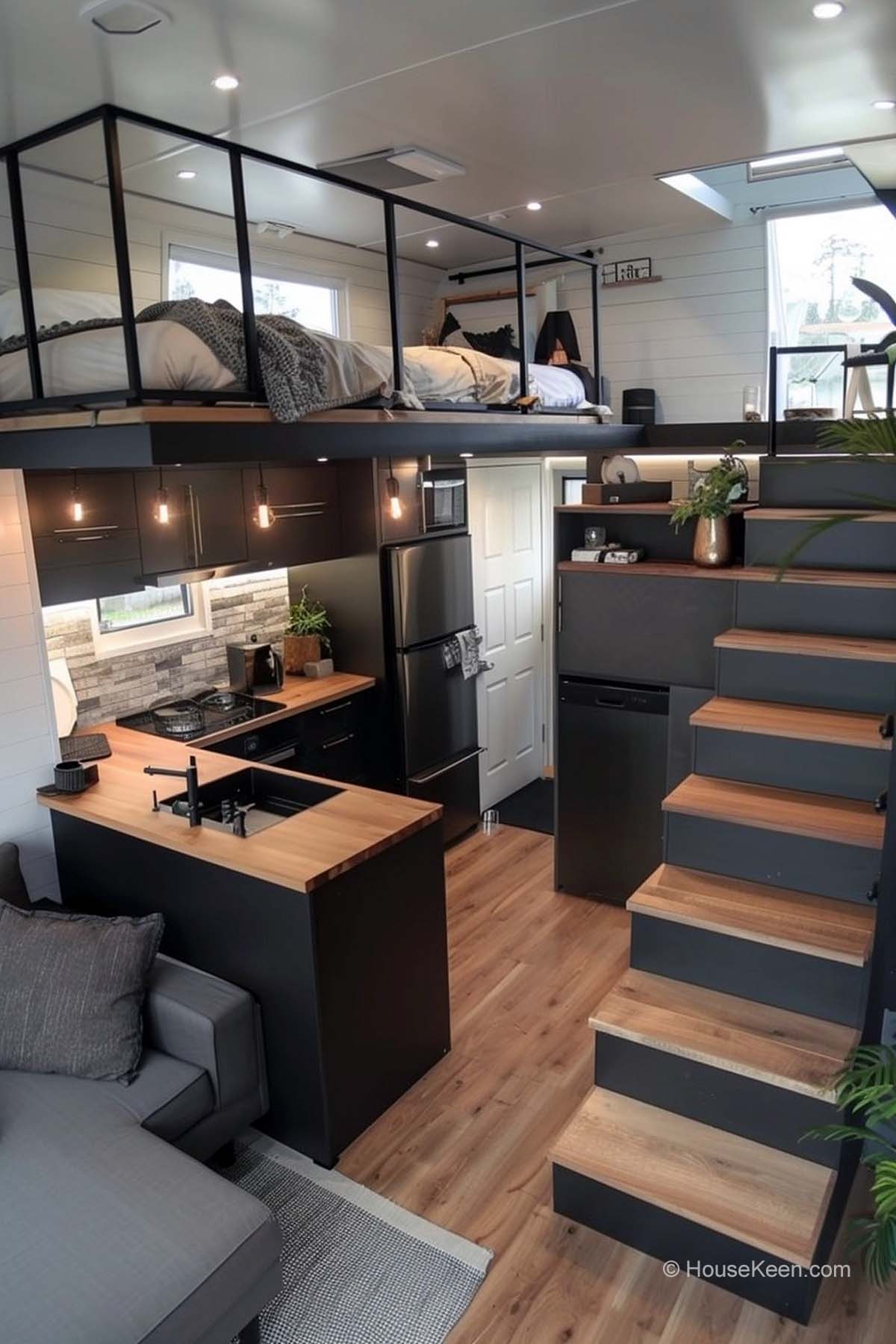 21 Tiny Houses With Staircases That Just Work (Pictures)