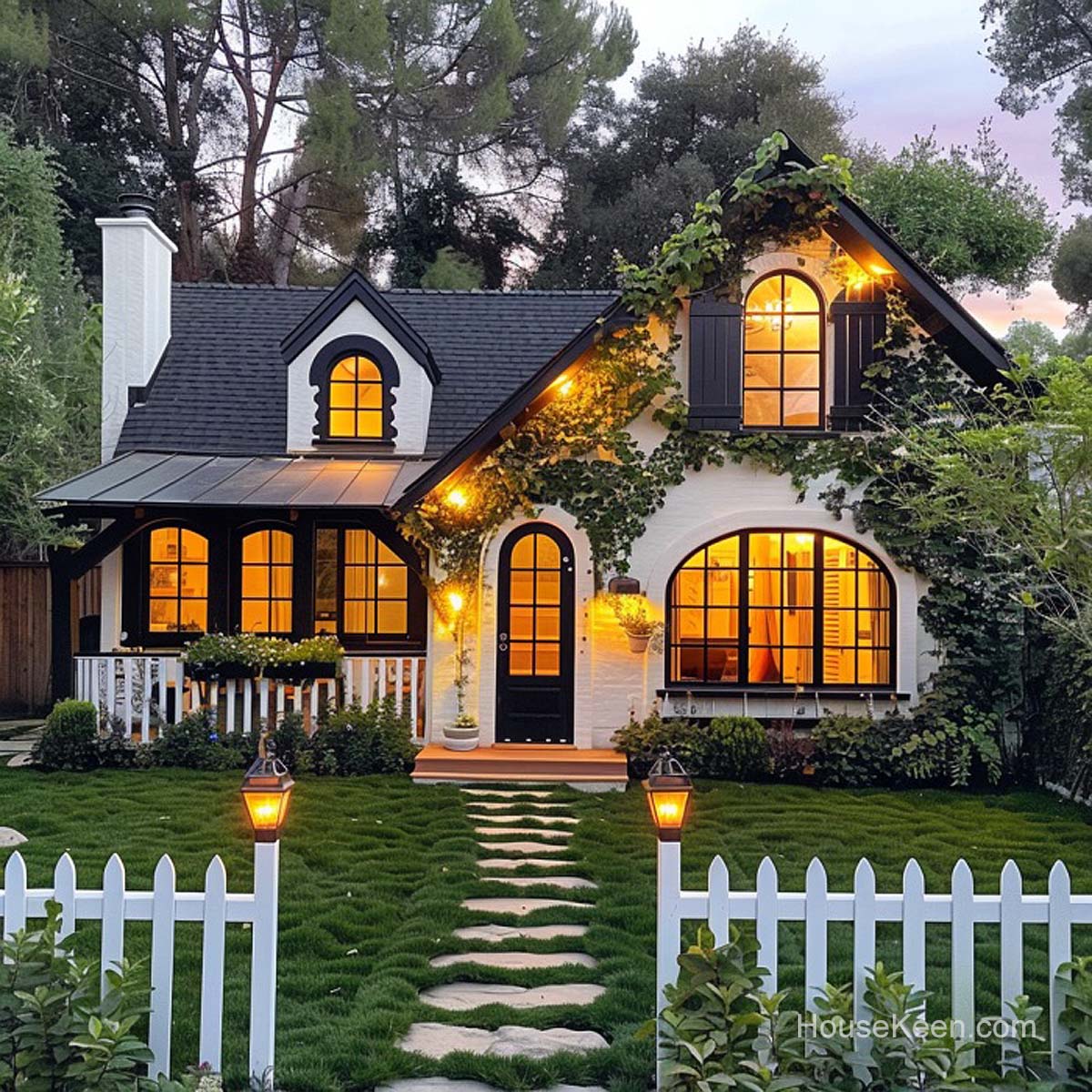 10 Cute Cottage Concepts With Picket Fences (Pictures)
