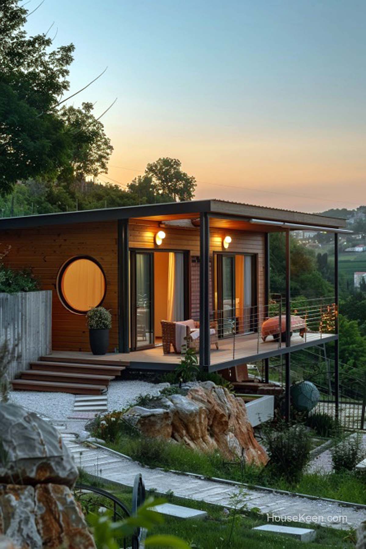 68 Tiny Houses With Amazing Front Porches (Pictures)