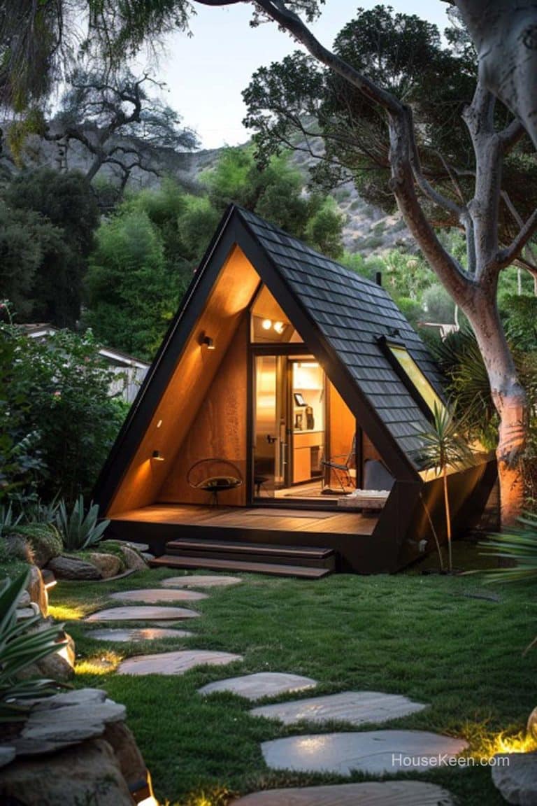 39 Small TRIANGULAR House concepts That Just Works (Pictures)