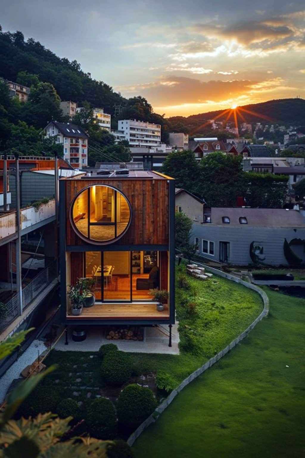 65 Tiny Houses With Round Windows (Picture Gallery)