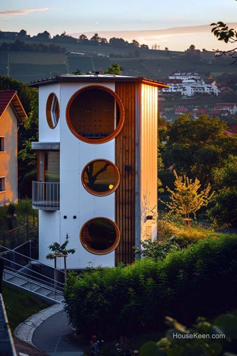 65 Tiny Houses With Round Windows (Picture Gallery)