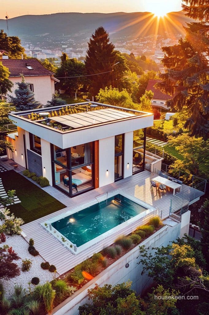 61 Tiny Houses With Small Swimming Pools (Image Series)