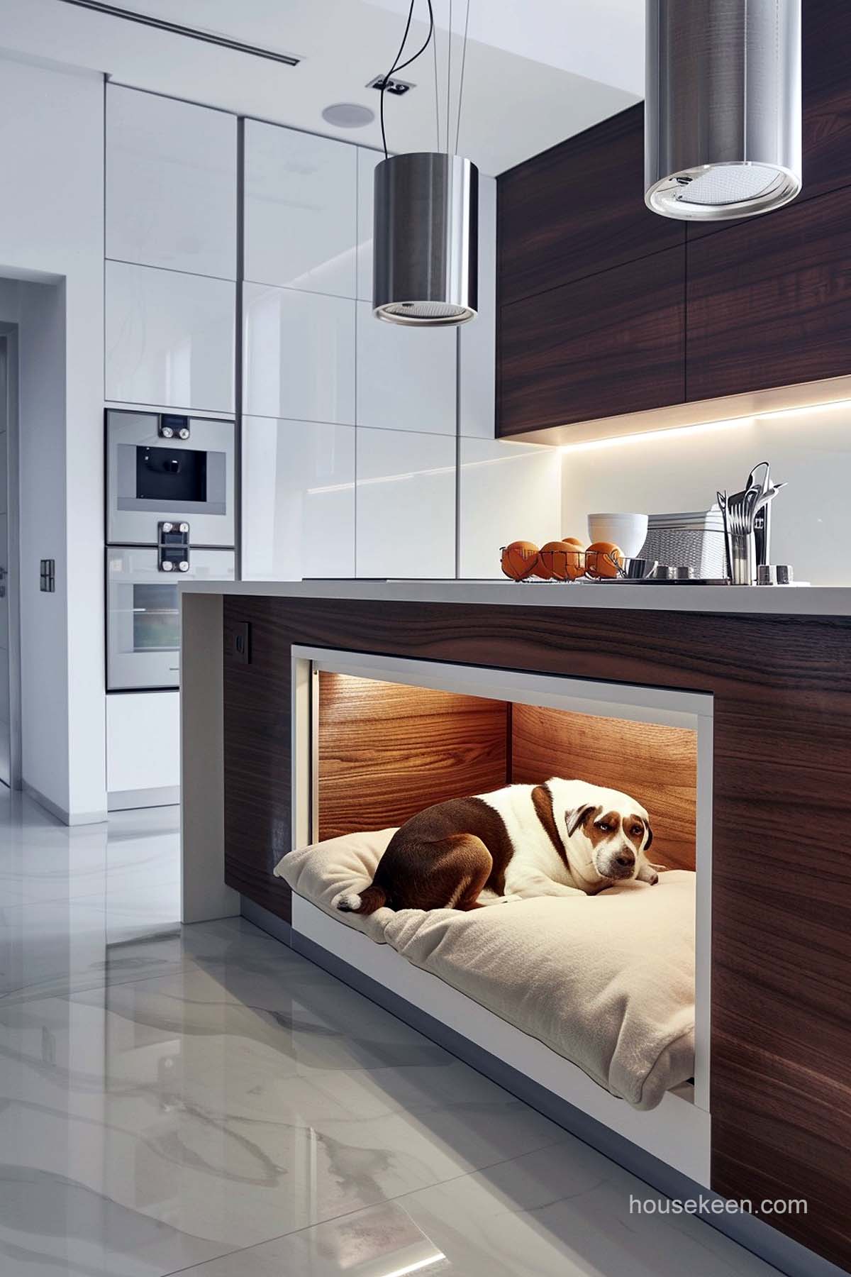 13 Kitchen Ideas With Built-In Dog Rooms (Concepts)
